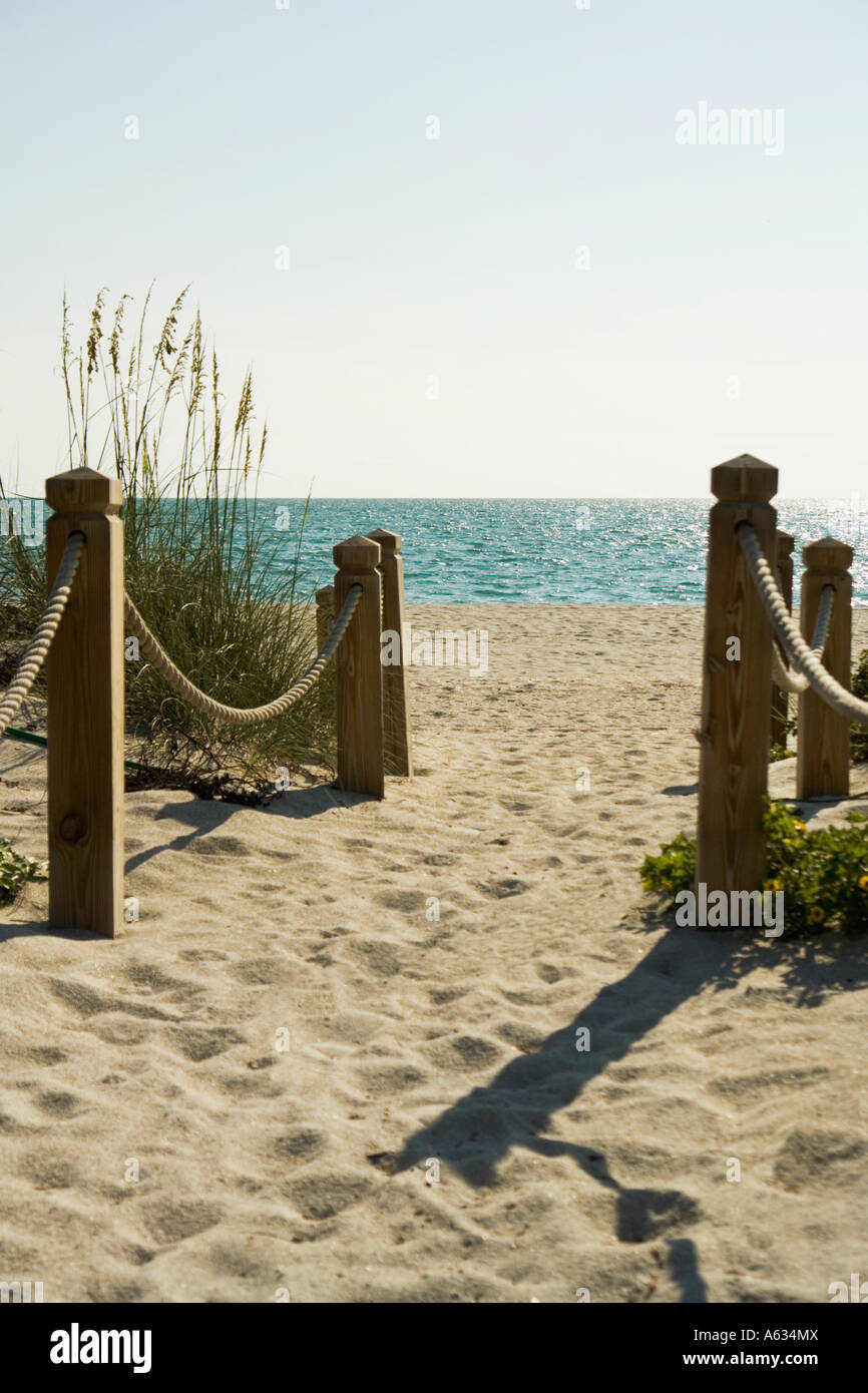Natural pathway to beach Stock Photo - Alamy