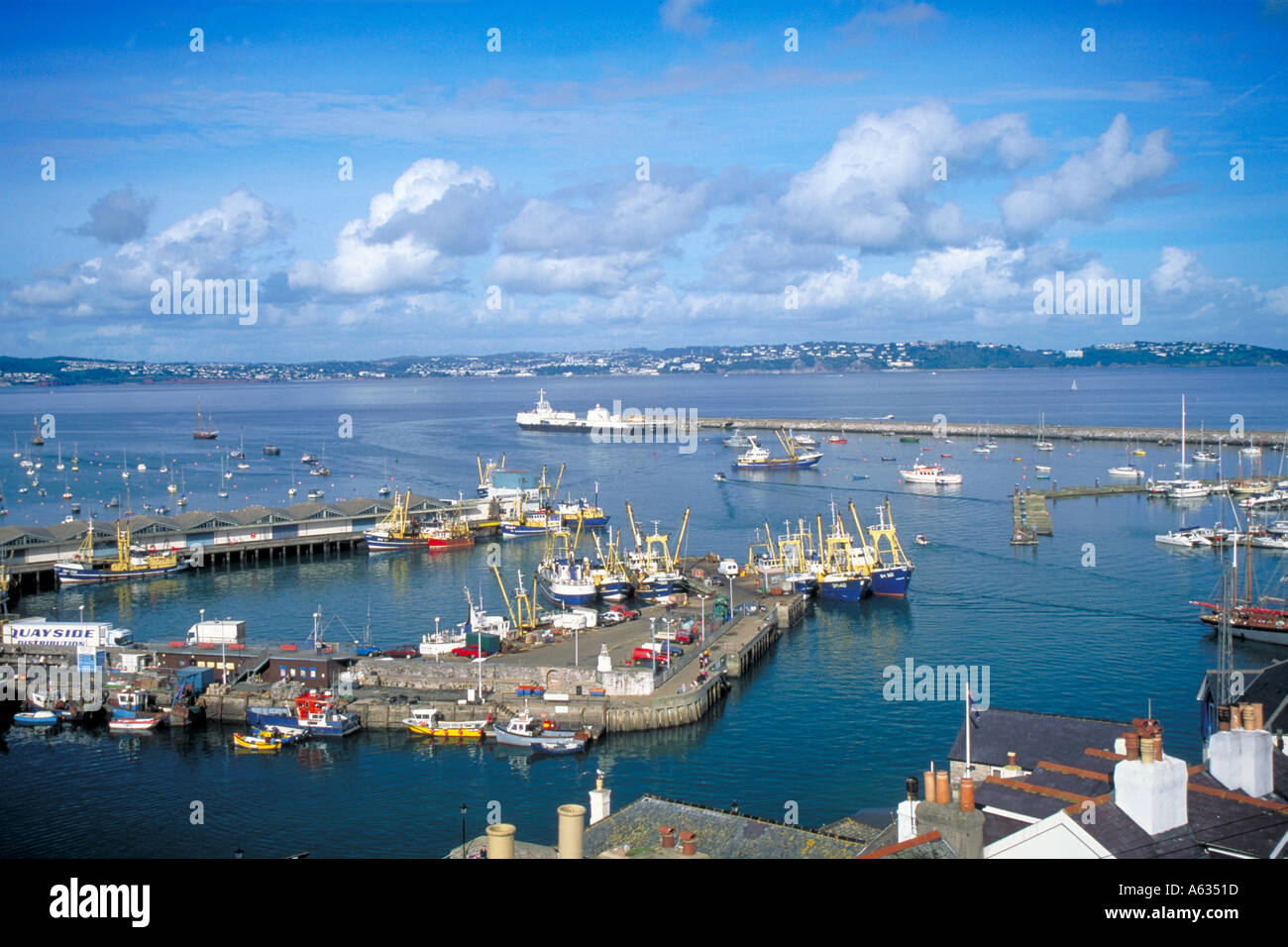 Brixham Harbour Devon Stock Photo - Alamy