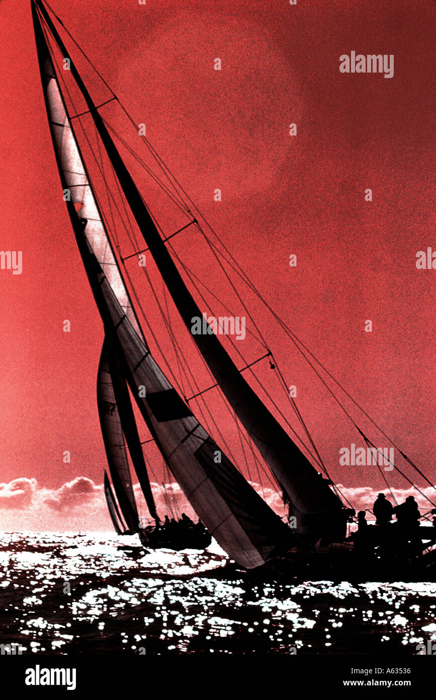 Sailing ocean racing hi-res stock photography and images - Alamy
