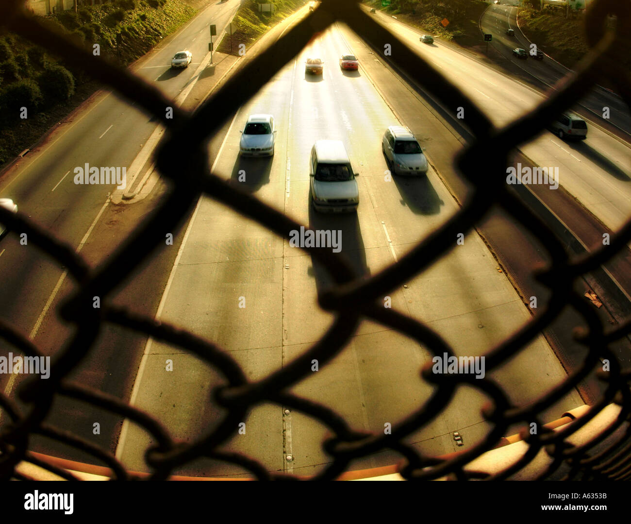cars driving on highway Stock Photo - Alamy