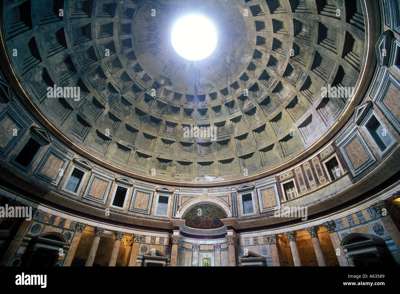 Italy Rome the Pantheon interior Stock Photo - Alamy
