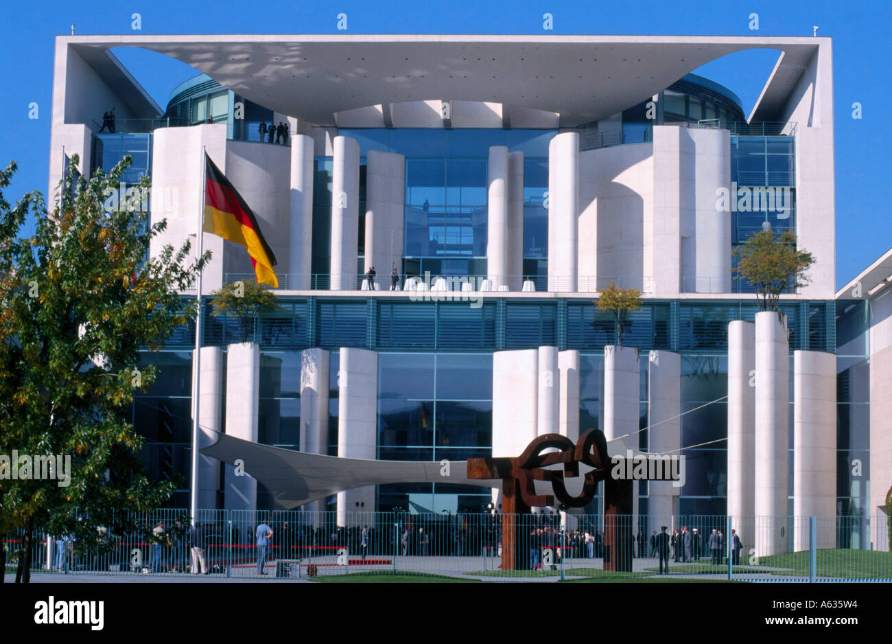The new balcony at the chancellery hi-res stock photography and images ...