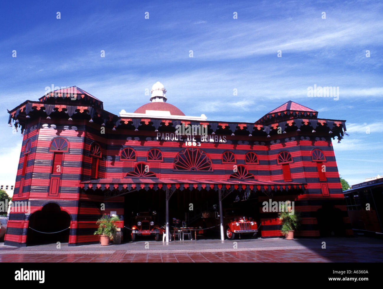 Fire Station Ponce Puerto Rico Stock Photo - Alamy