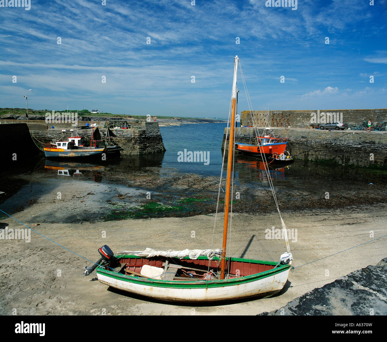 coastal sea shelter on irelands south east coast Stock Photo - Alamy