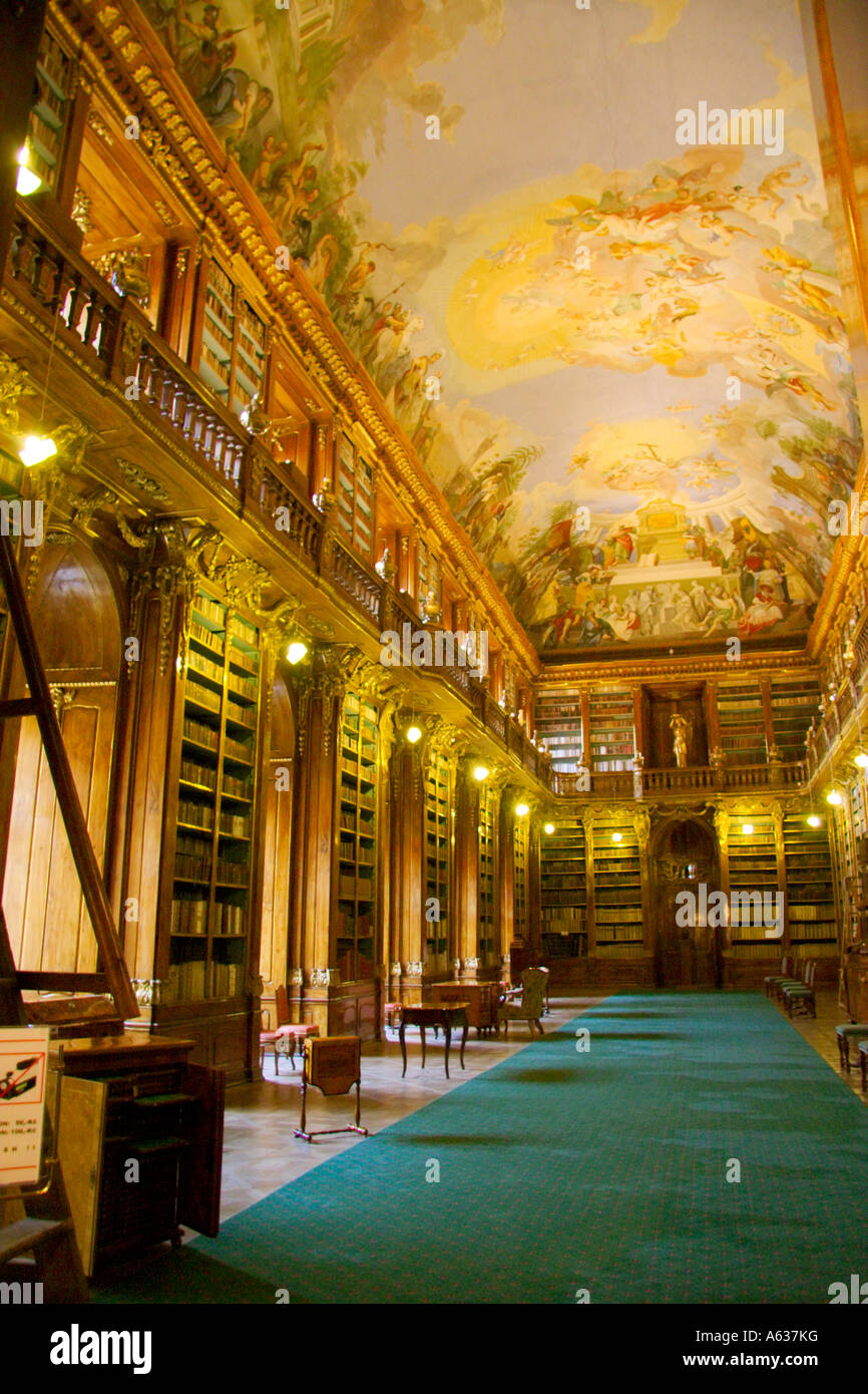 Philosophers Hall at Strahov Library Prague Czech Republic Stock Photo ...