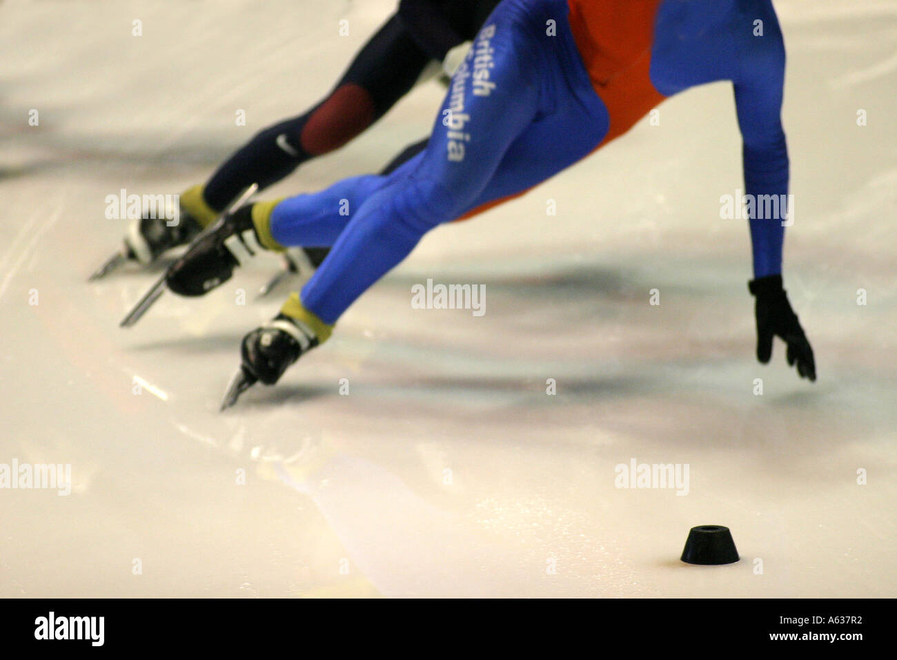 Short track speed skating Stock Photo - Alamy