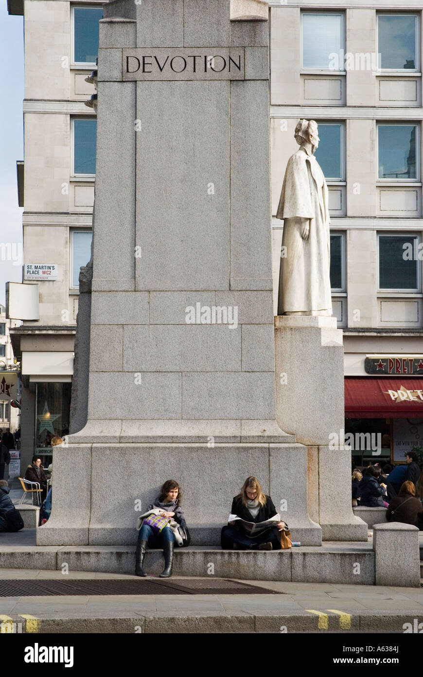 Edith cavell statue london england hi-res stock photography and images ...