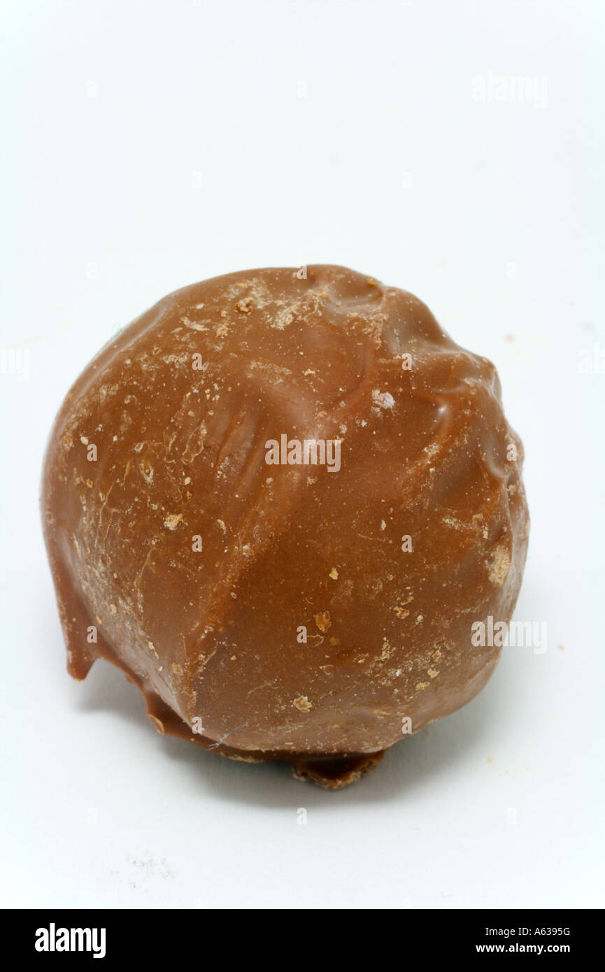 A single chocolate truffle Stock Photo - Alamy