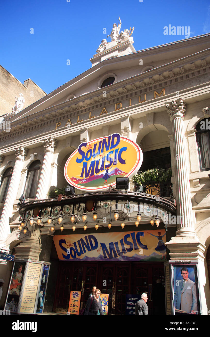 united kingdom central london w1 the london palladium Stock Photo - Alamy