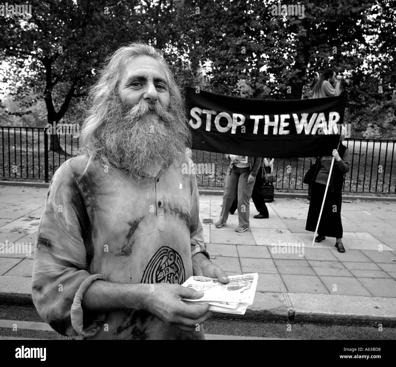 Peace demonstration London Stock Photo - Alamy