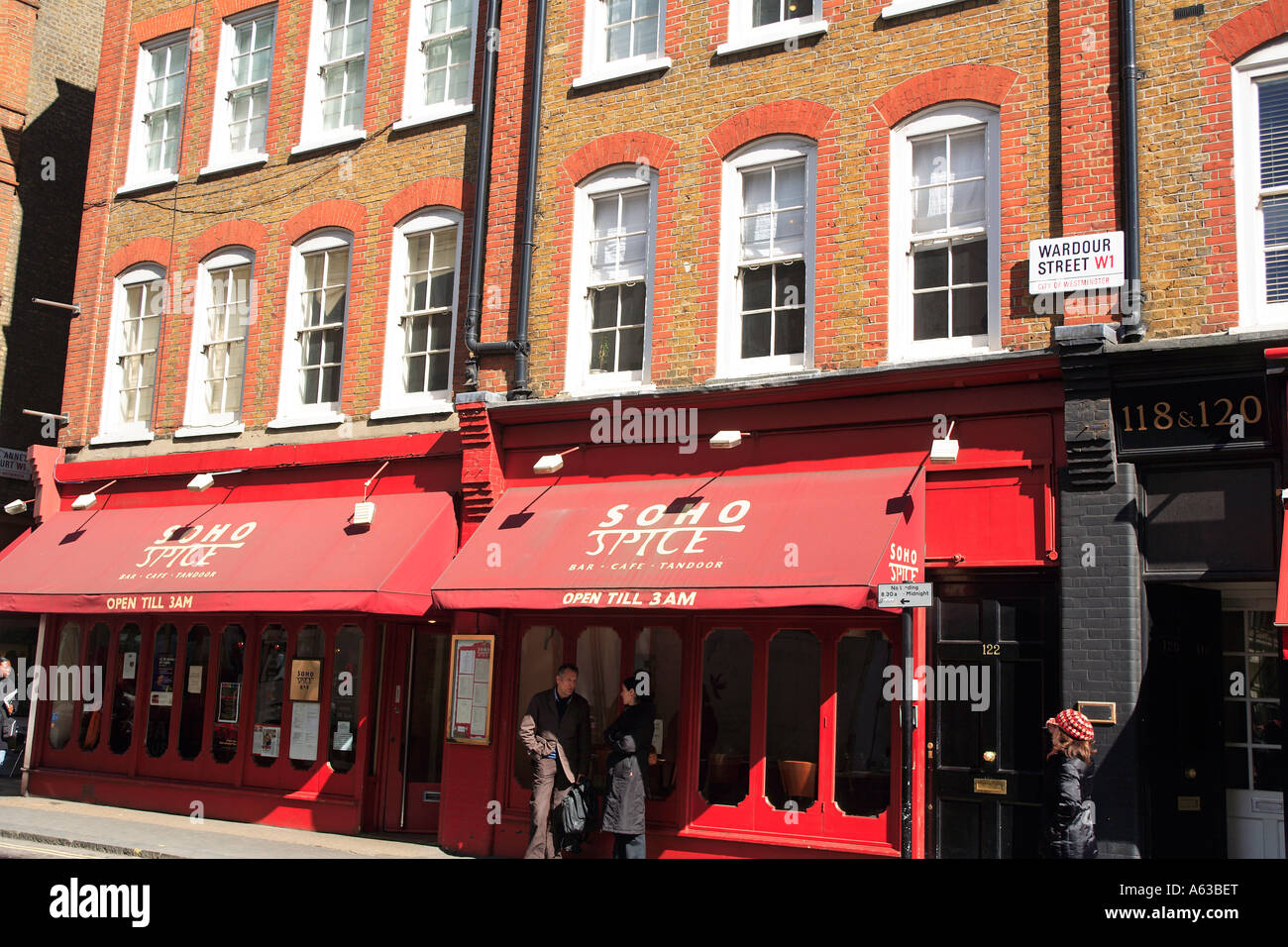 united kingdom central london w1 wardour street soho Stock Photo - Alamy