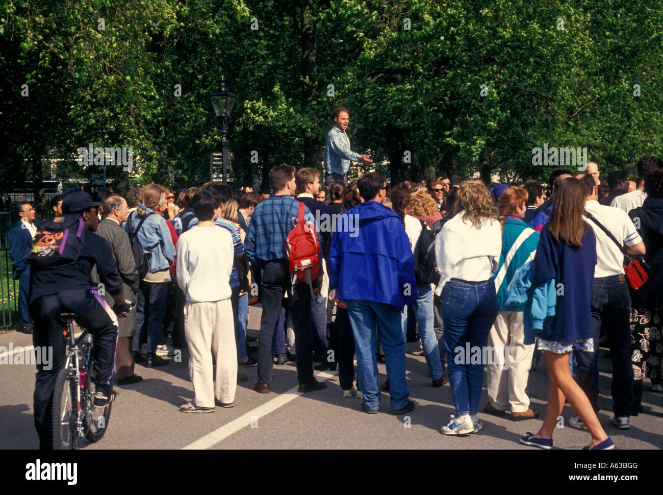 Rally speech speaker hi-res stock photography and images - Alamy
