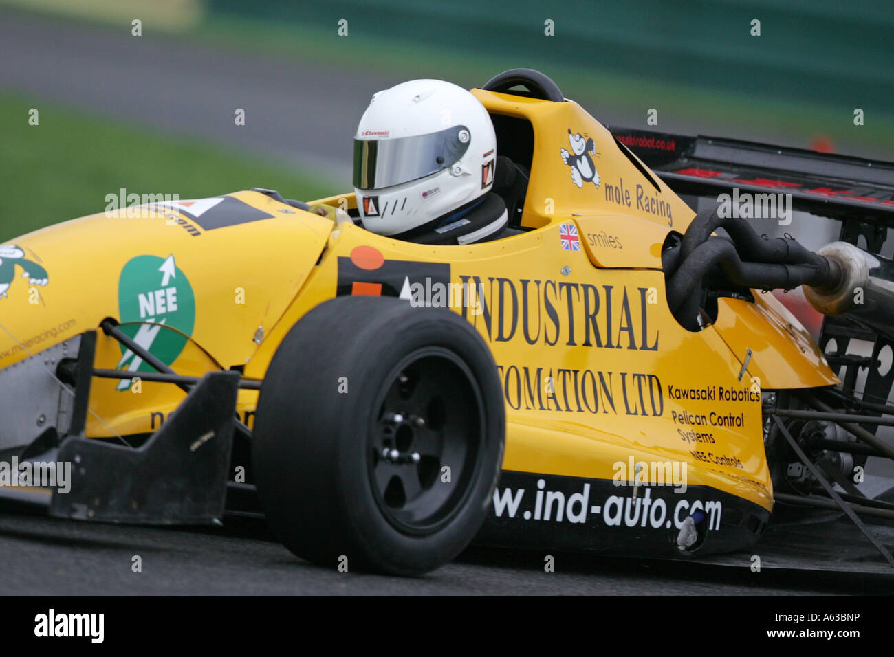 Close up at Croft Racing Circuit Stock Photo - Alamy