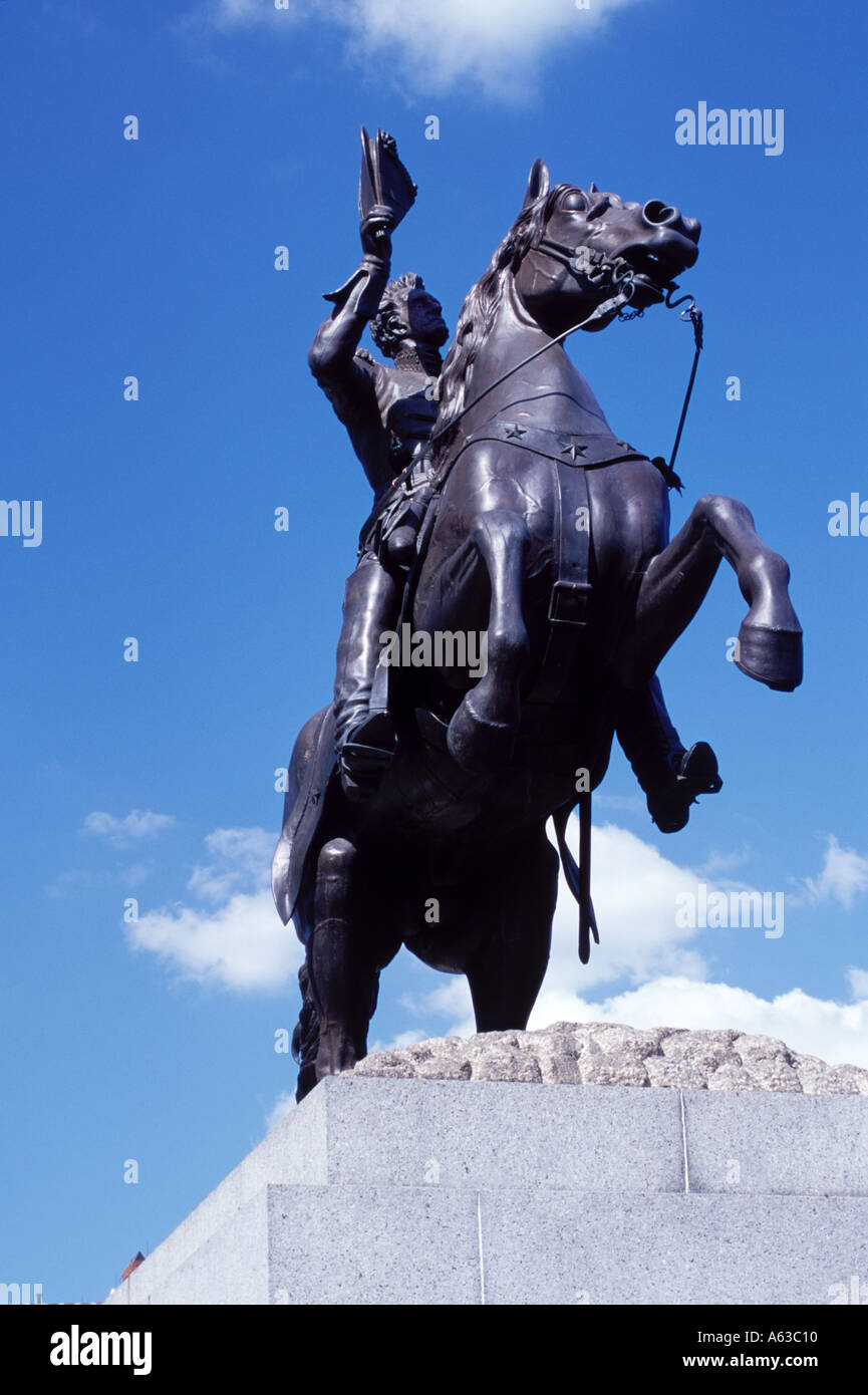 Monument of Andrew Jackson in jackson Square Park New Orleans Louisiana ...