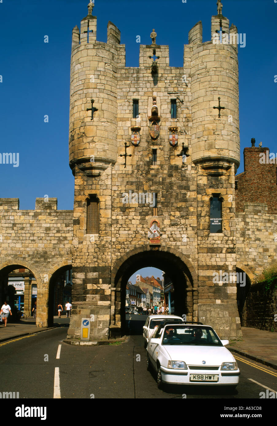 York micklegate bar hi-res stock photography and images - Alamy