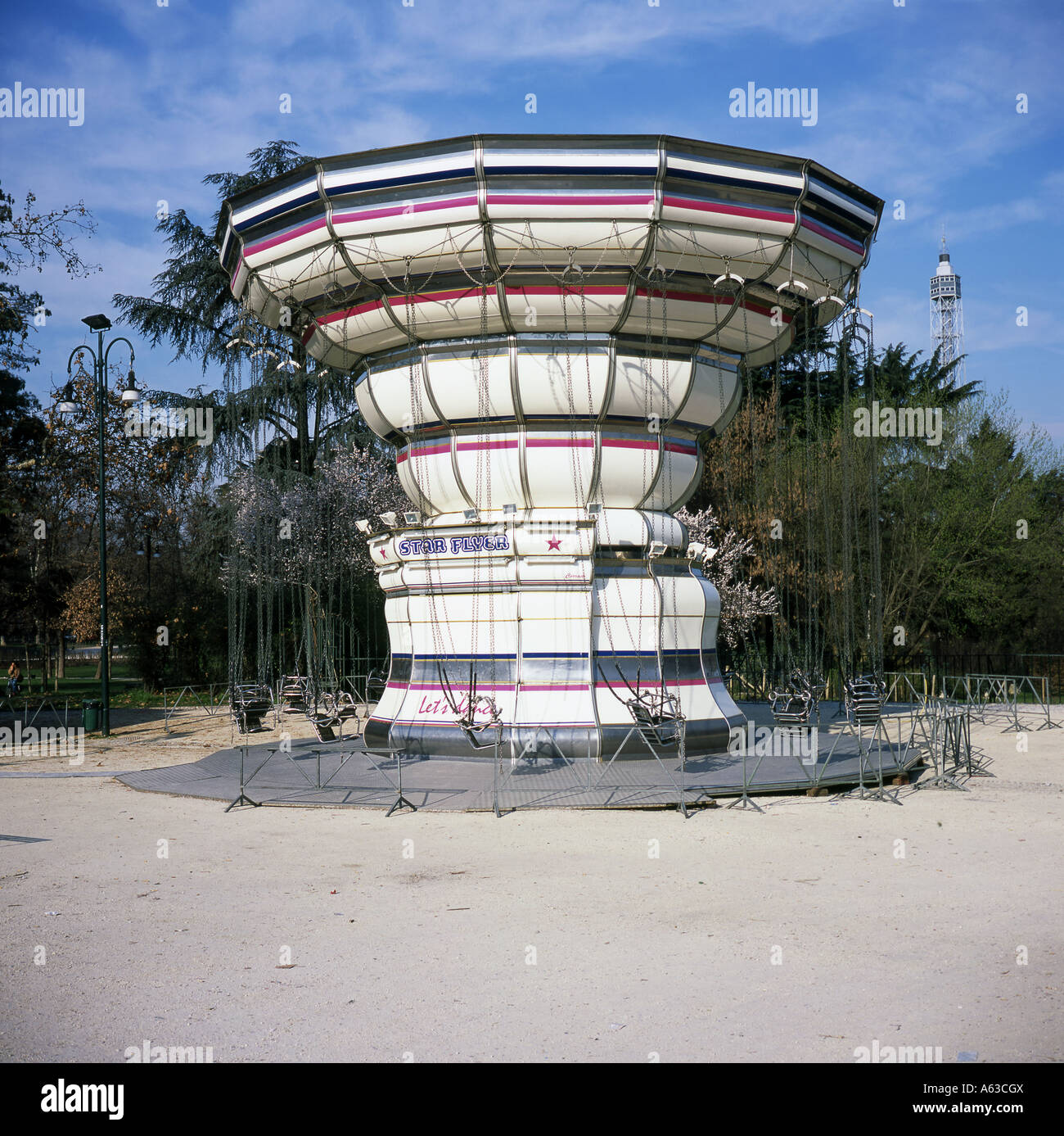 closed booth in an amusement park in Milano, milan, outdoor, Italy ...