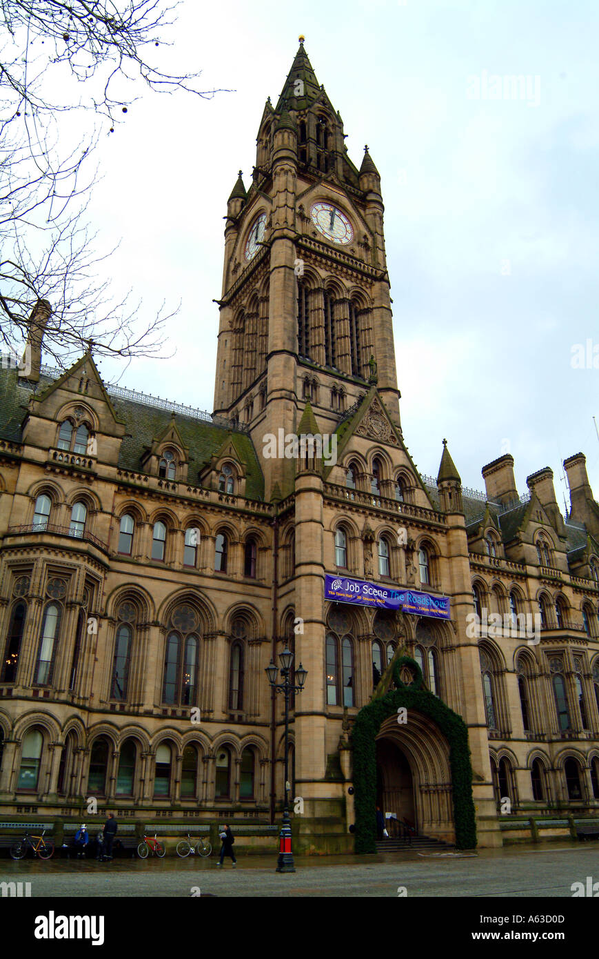 manchester town hall Stock Photo - Alamy
