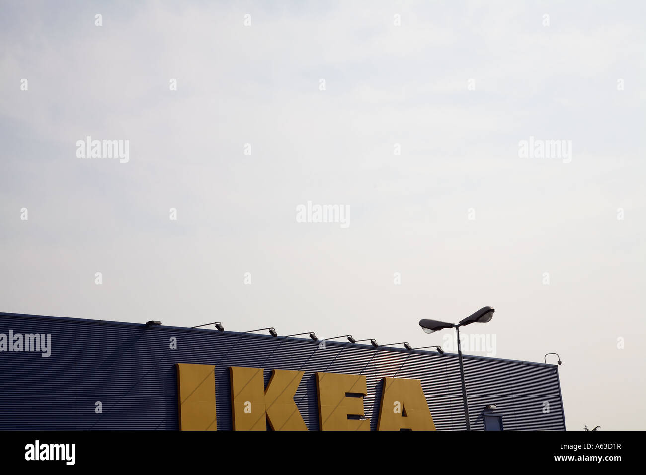 Ikea department store logo facade Stock Photo - Alamy