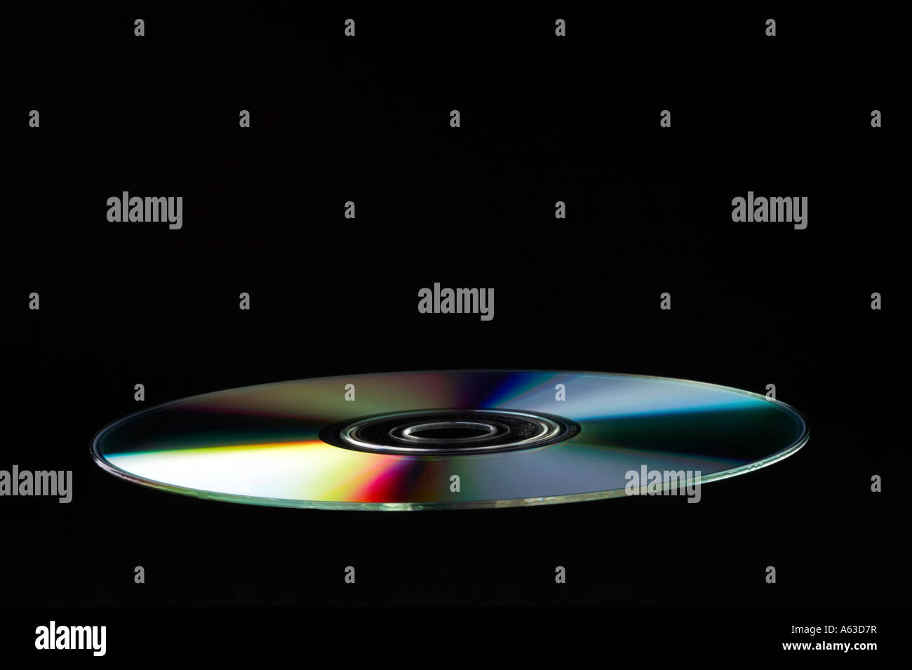 Single DVD on isolated blackbackground Stock Photo - Alamy