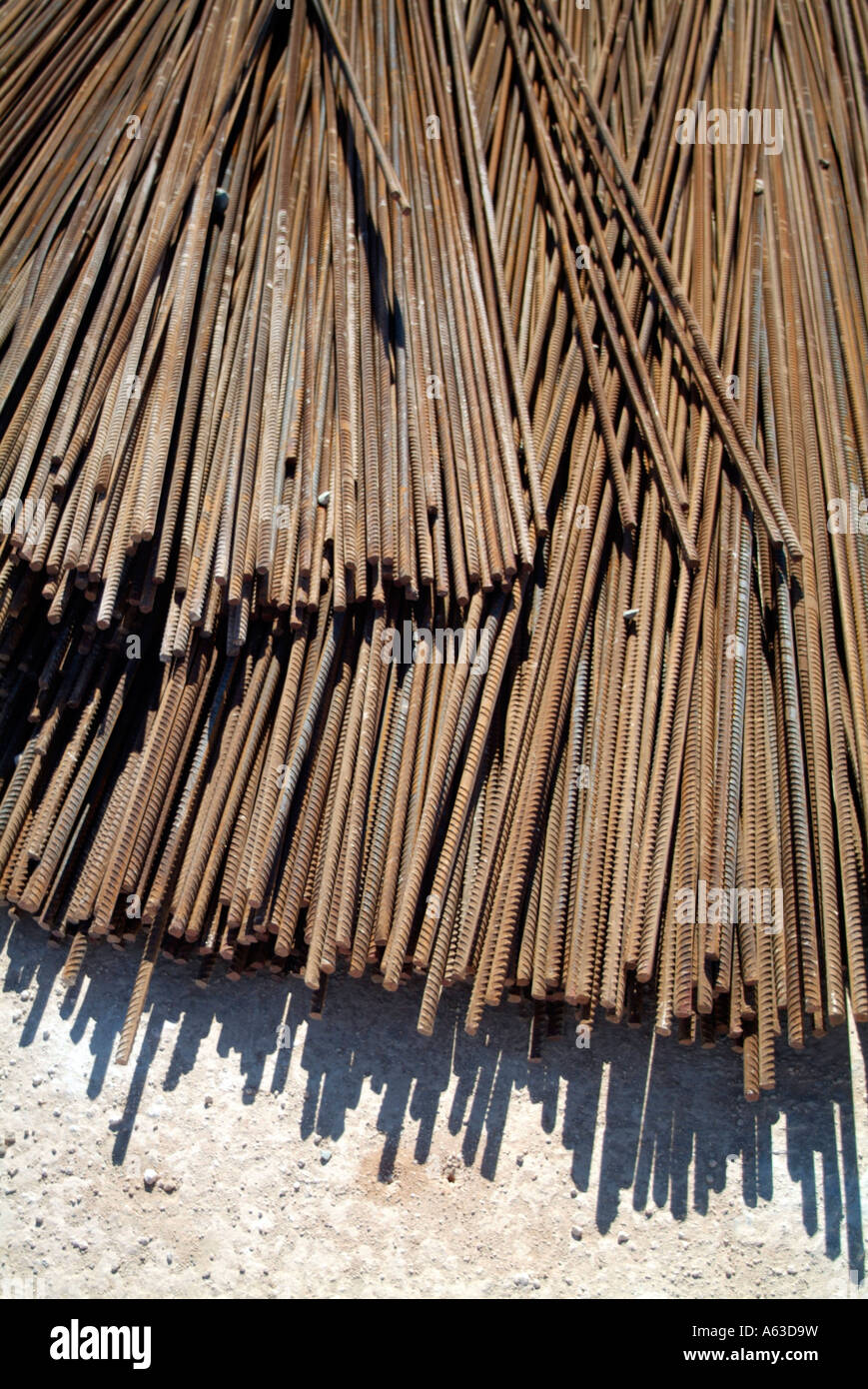 steel re-enforcing rods Stock Photo - Alamy
