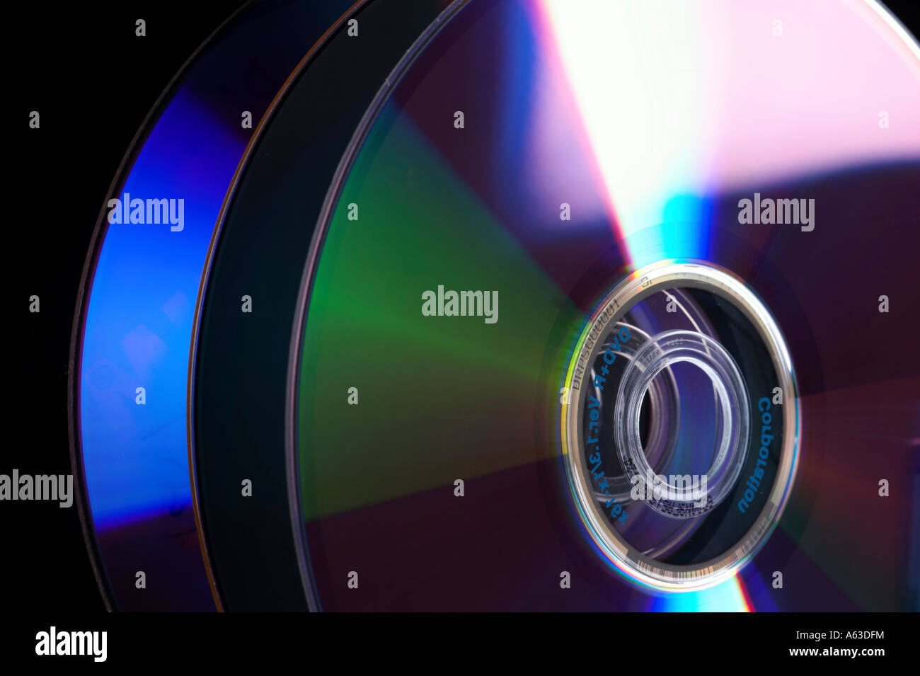 Many multicolored DVD / CD Stock Photo - Alamy