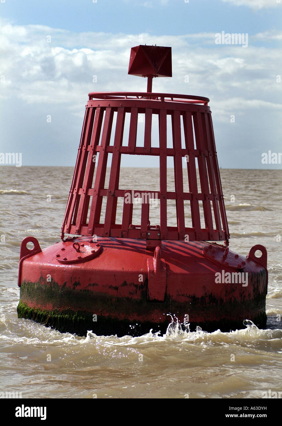 floating offshore navigation buoy Stock Photo - Alamy