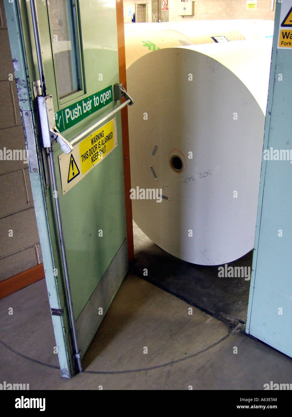blocked factory door Stock Photo - Alamy