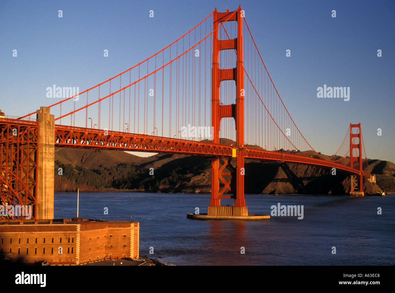 California San Francisco Golden Gate Bridge Fort Point Stock Photo - Alamy