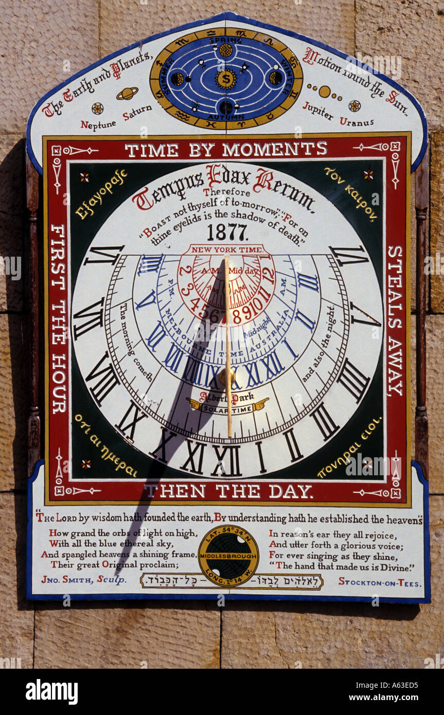 Wall Mounted Sundial High Resolution Stock Photography and Images - Alamy