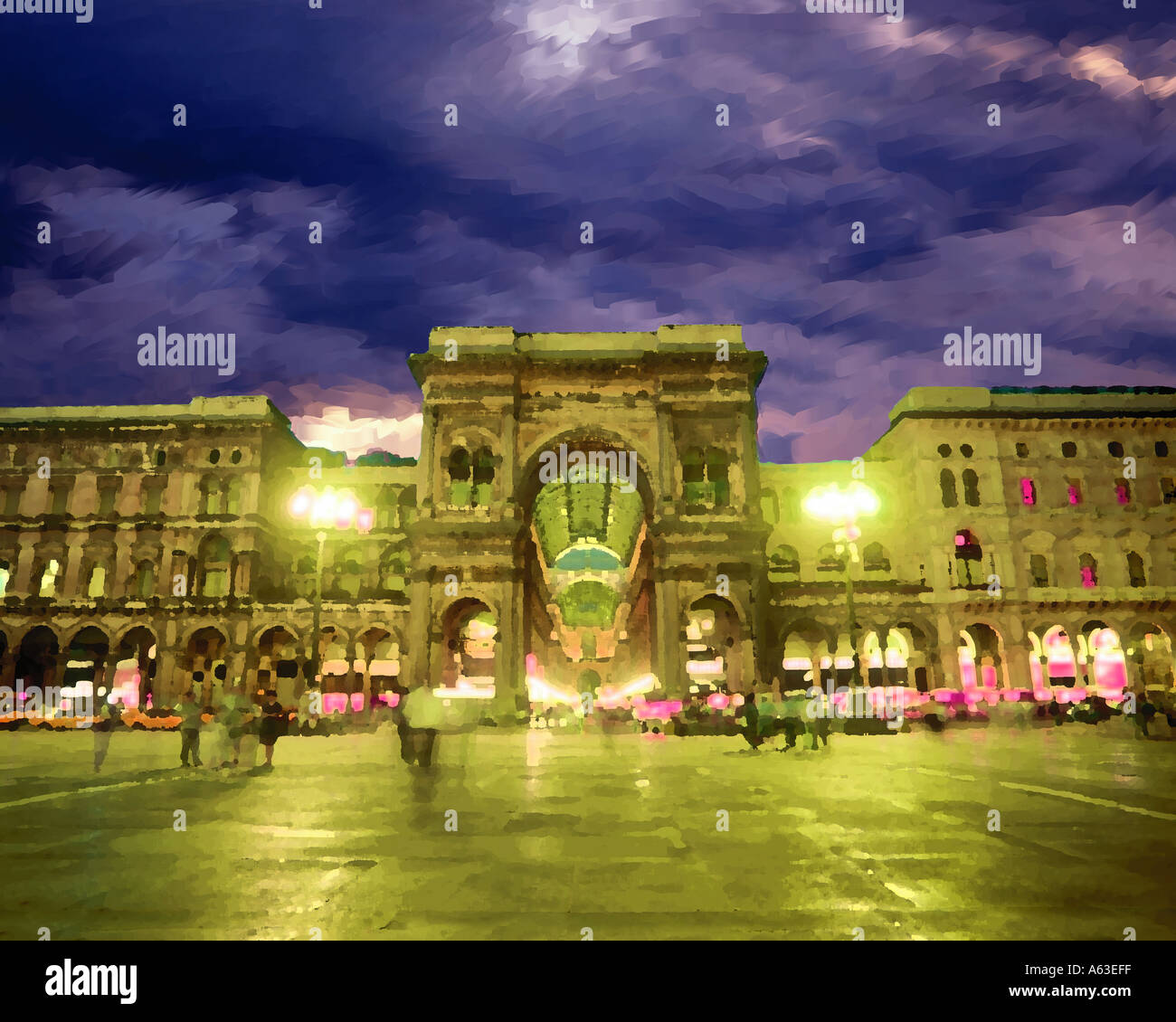 Shopping mall galleria vittorio hi-res stock photography and images - Alamy