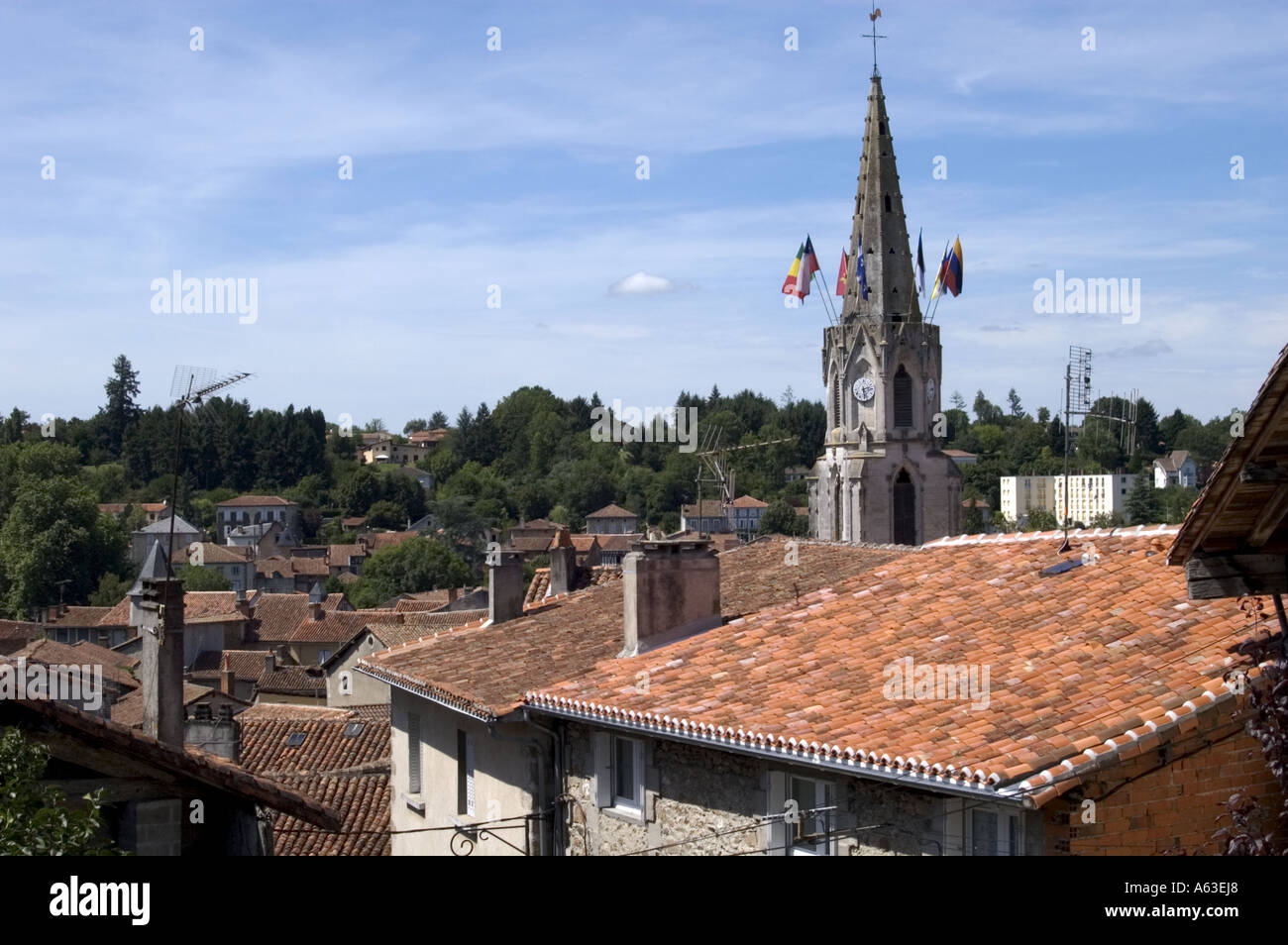 Taken in Confolens in the Charente region of France Stock Photo - Alamy