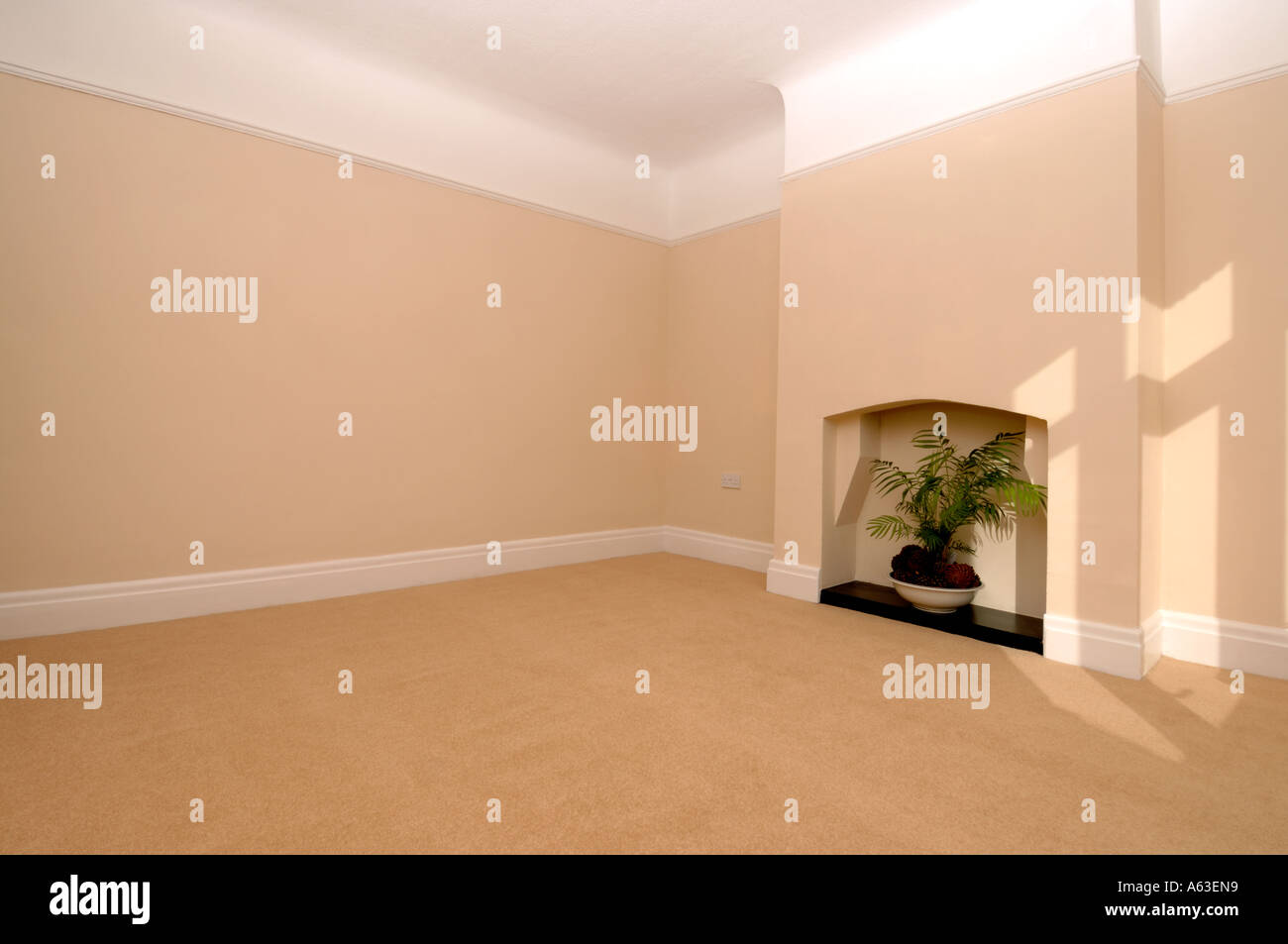 Empty living room hi-res stock photography and images - Alamy