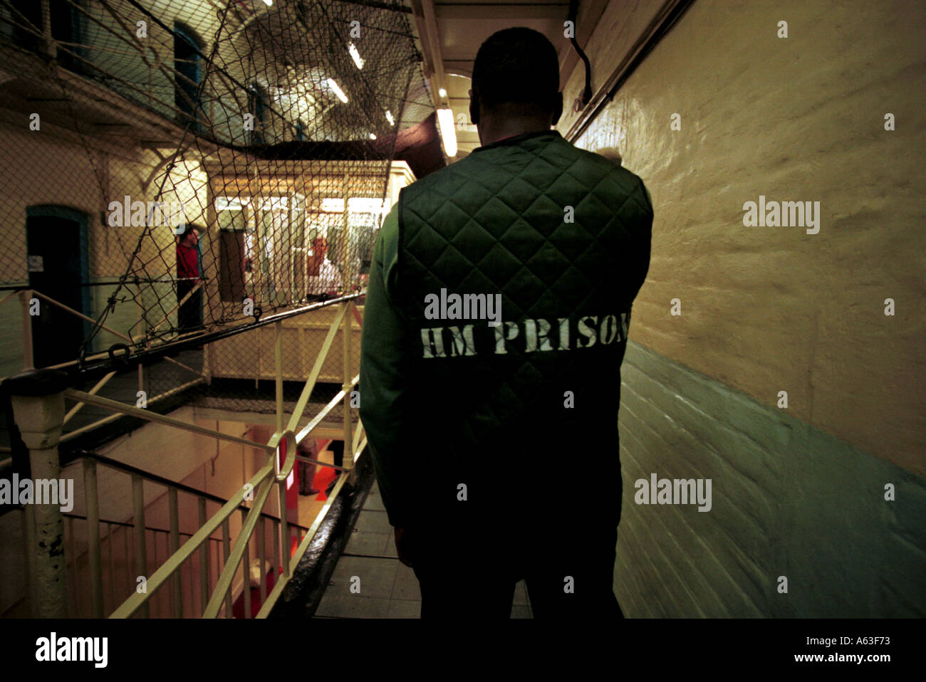 Wandsworth Prison, London, England. Photographs taken on a controlled ...