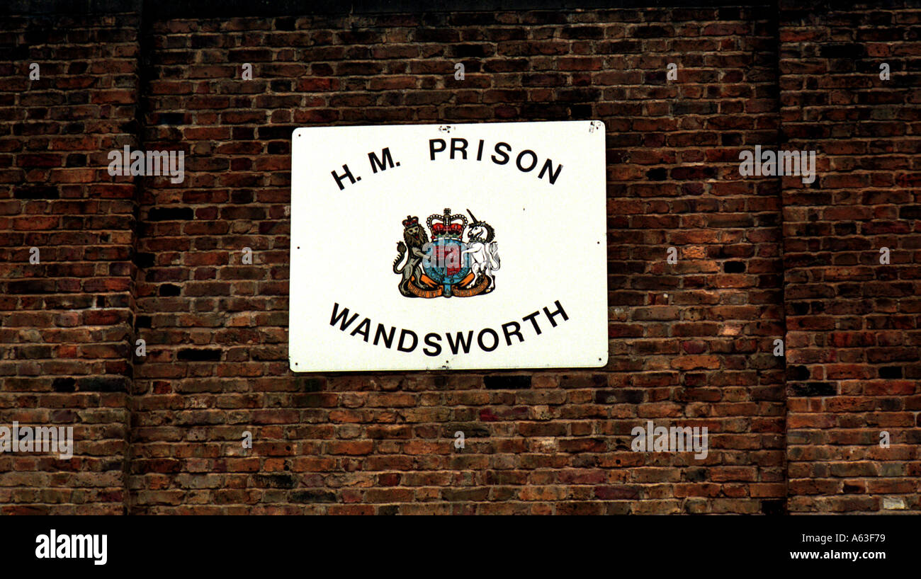 Wandsworth Prison, London, England. Photographs taken on a controlled ...