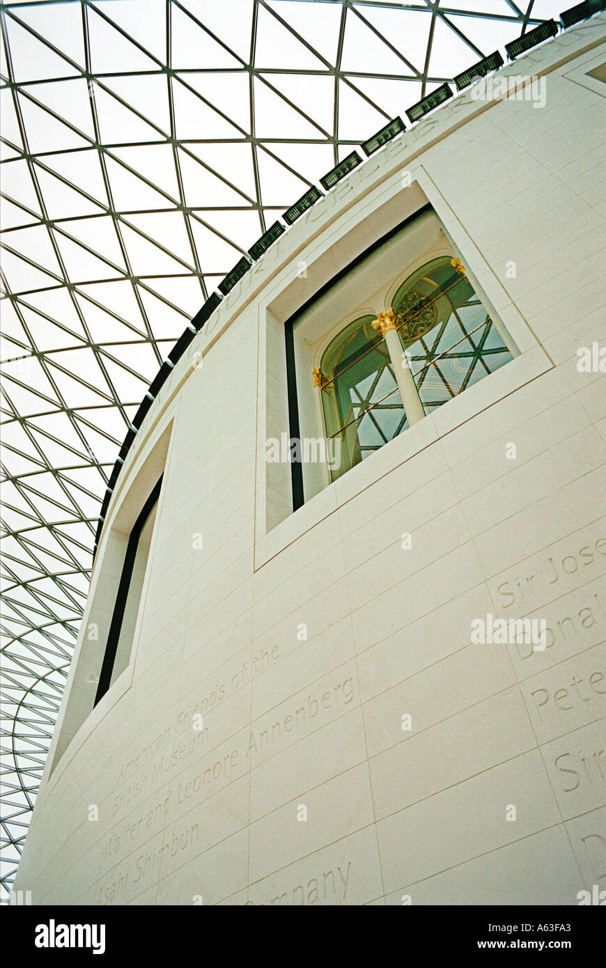 The Grand Hall,British Museum interior ,London England Stock Photo - Alamy