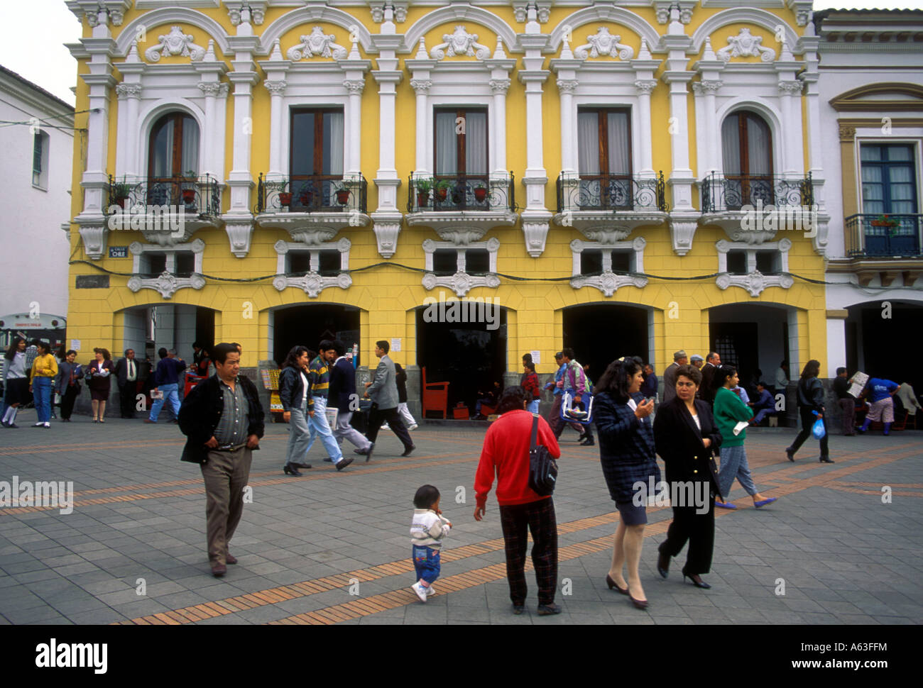 Ecuadorans, Ecuadoran people, Calle Chile, Quito, Pichincha Province ...