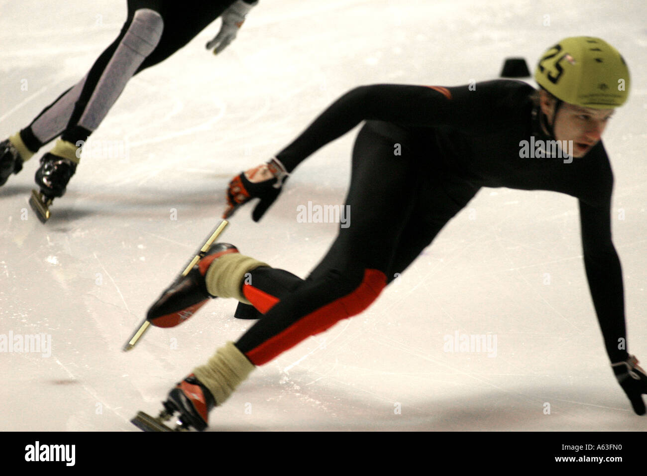 Short track speed skating Stock Photo - Alamy
