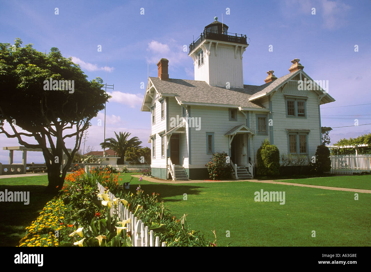 Point Fermin Lighthouse, San Pedro, California Stock Photo - Alamy
