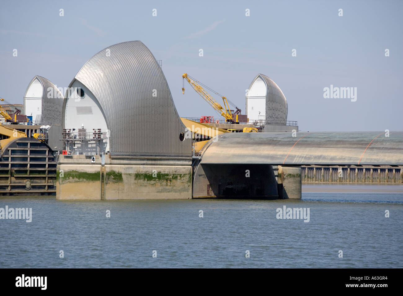 The Thames Barrier - London Stock Photo - Alamy
