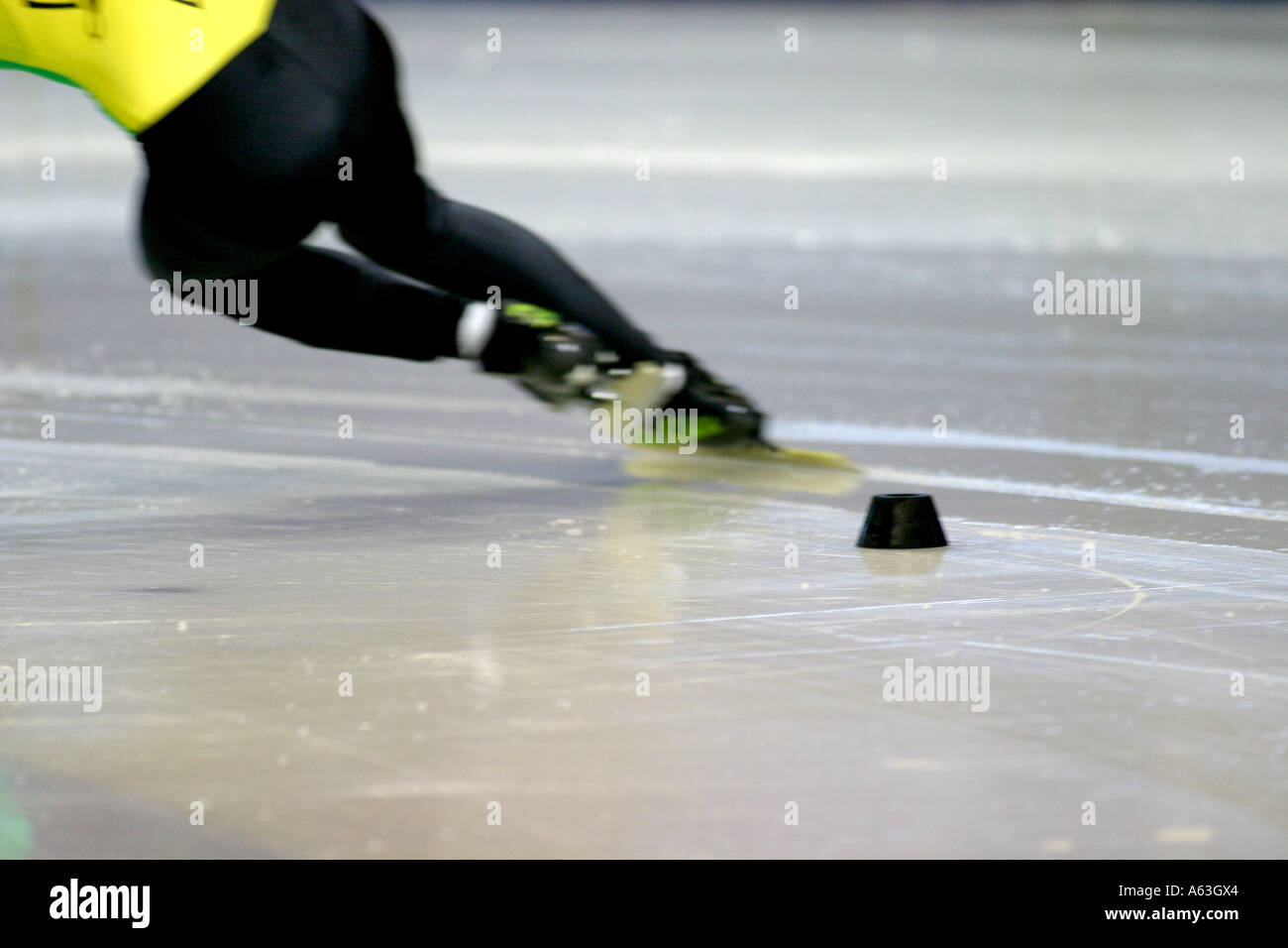 Short track speed skating Stock Photo - Alamy
