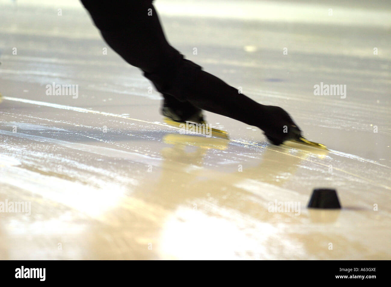 Short track speed skating Stock Photo - Alamy