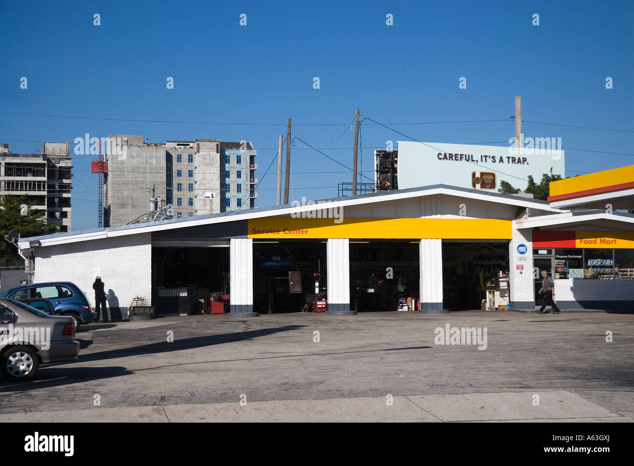 A Shell petrol station in Miami Florida USA Stock Photo - Alamy