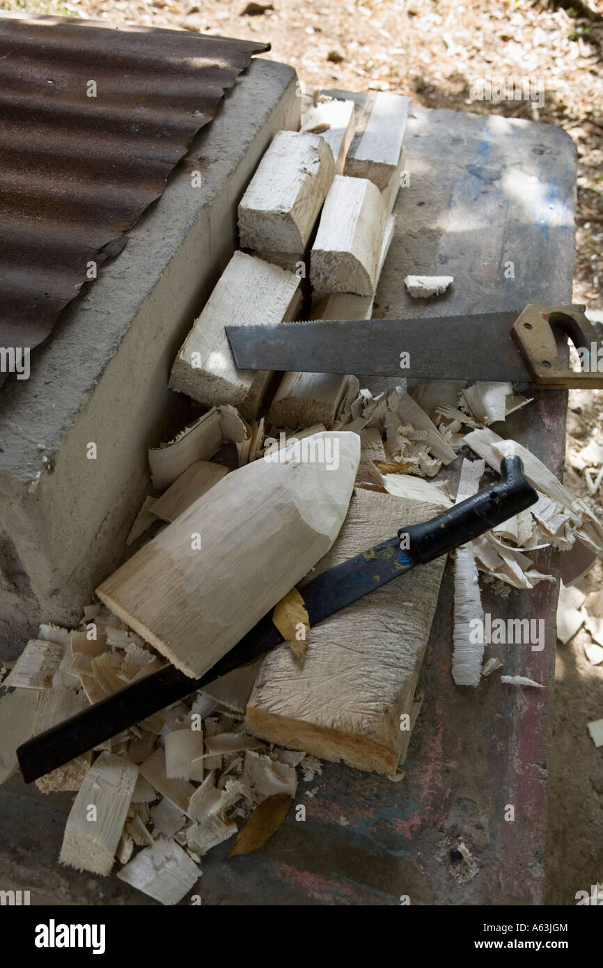 Balsa wood carving tools and materials Isla San Fernando aka Elvis ...