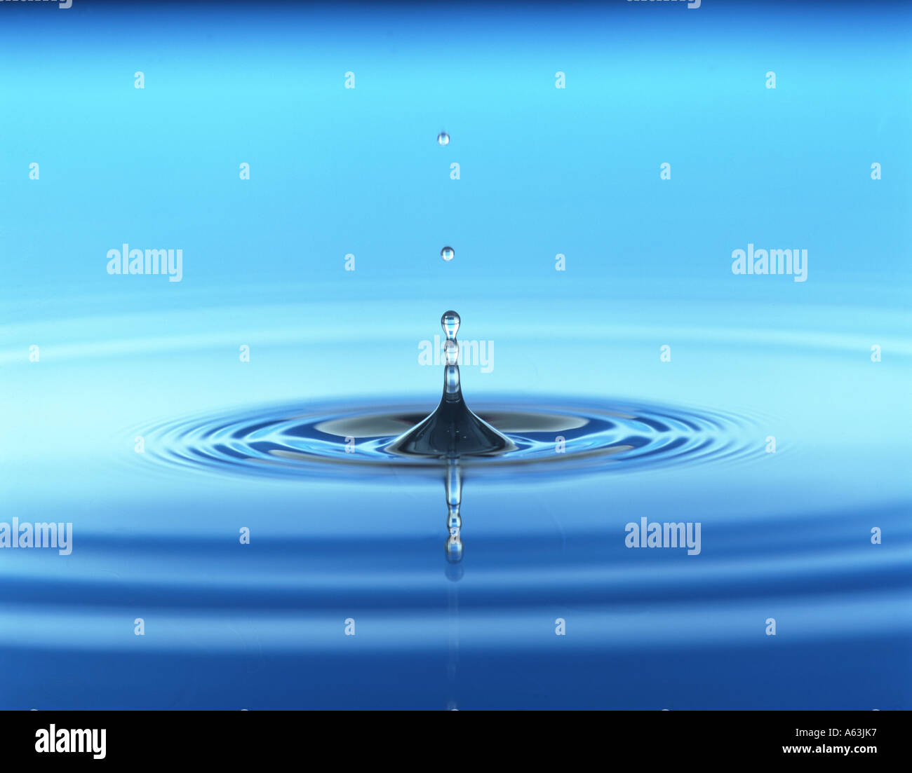 Drop of water creating ripples hi-res stock photography and images - Alamy