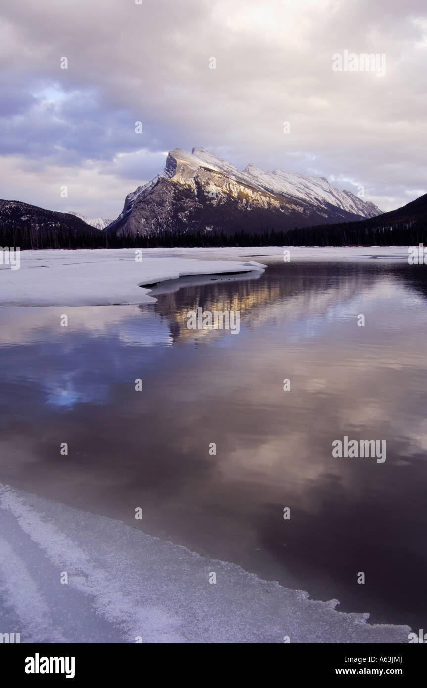 Mount Rundle, Banff National Park, Alberta, Canada Stock Photo - Alamy