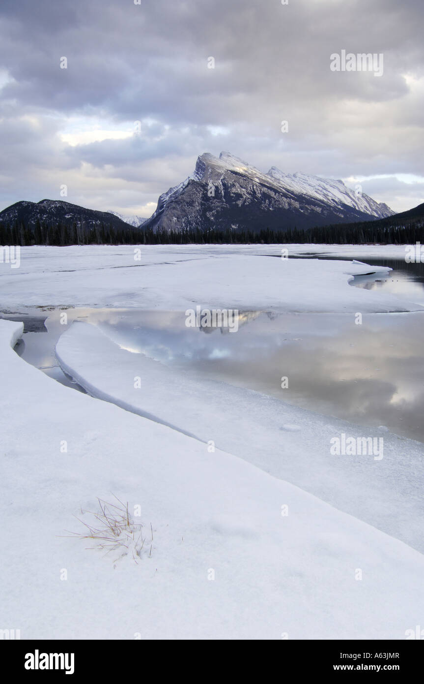 Mount Rundle, Banff National Park, Alberta, Canada Stock Photo - Alamy