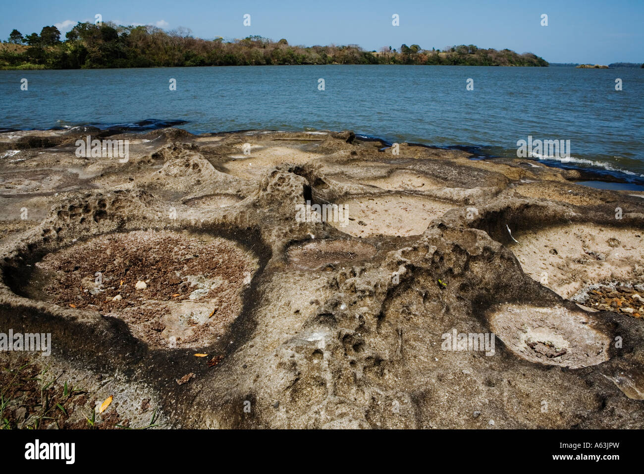 Cascajos rocks good for sculpting Isla La Venada Solentiname Islands ...
