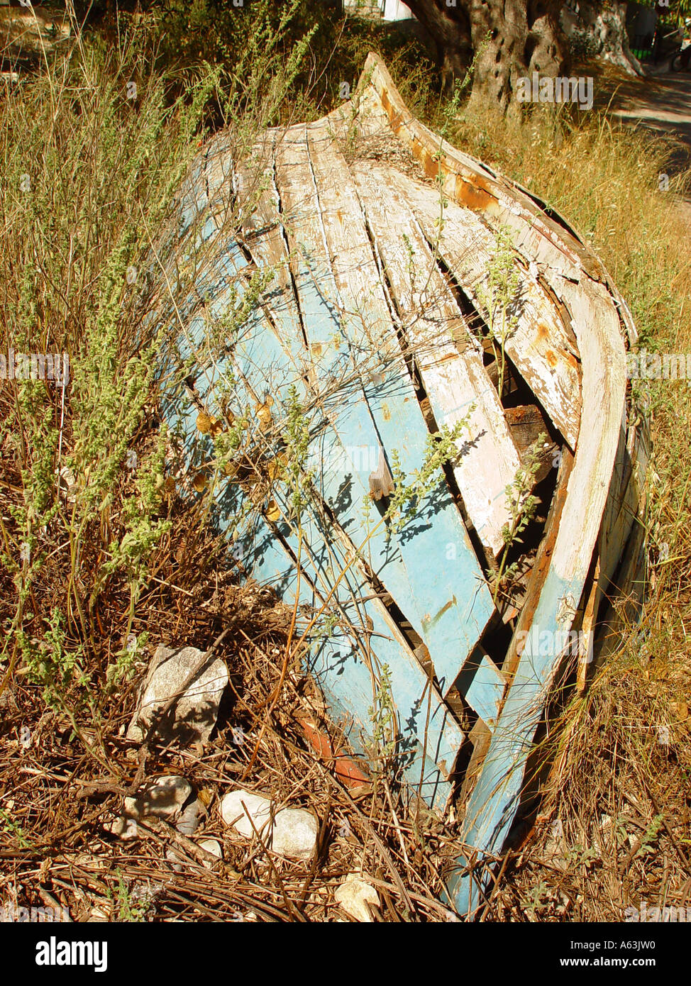 Paxos fishing boat hi-res stock photography and images - Alamy