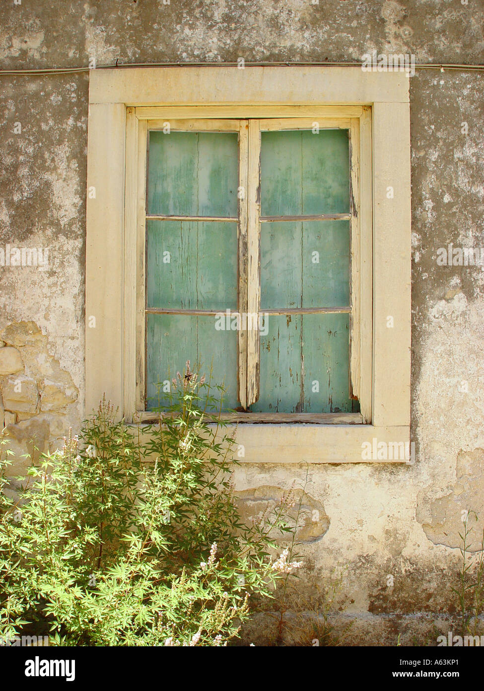 Window Shutter, Paxos, Greece Stock Photo - Alamy