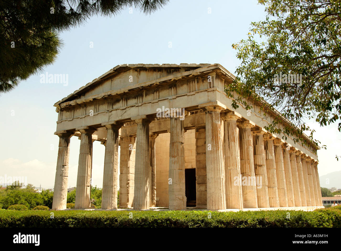 Temple of Hephaistos Hephaestus or Thission Theseion built in the 5th ...